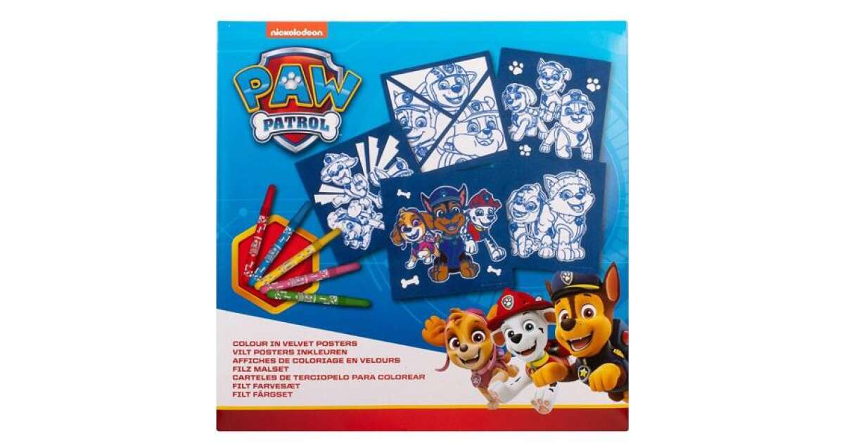 Paw Patrol: Färbeset aus Samt - Canenco | Pepita.com