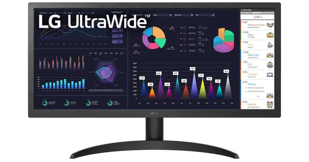 LG 26WQ500-B Computerbildschirm 65,3 cm (25.7) 2560 x 1080 Pixel 4K ...