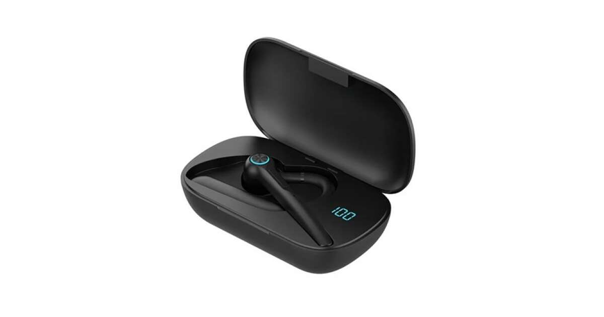 SoundMate G3 Bluetooth 5.2 Headset, Dupla mikrofonos Zajszűrés, Touch ...