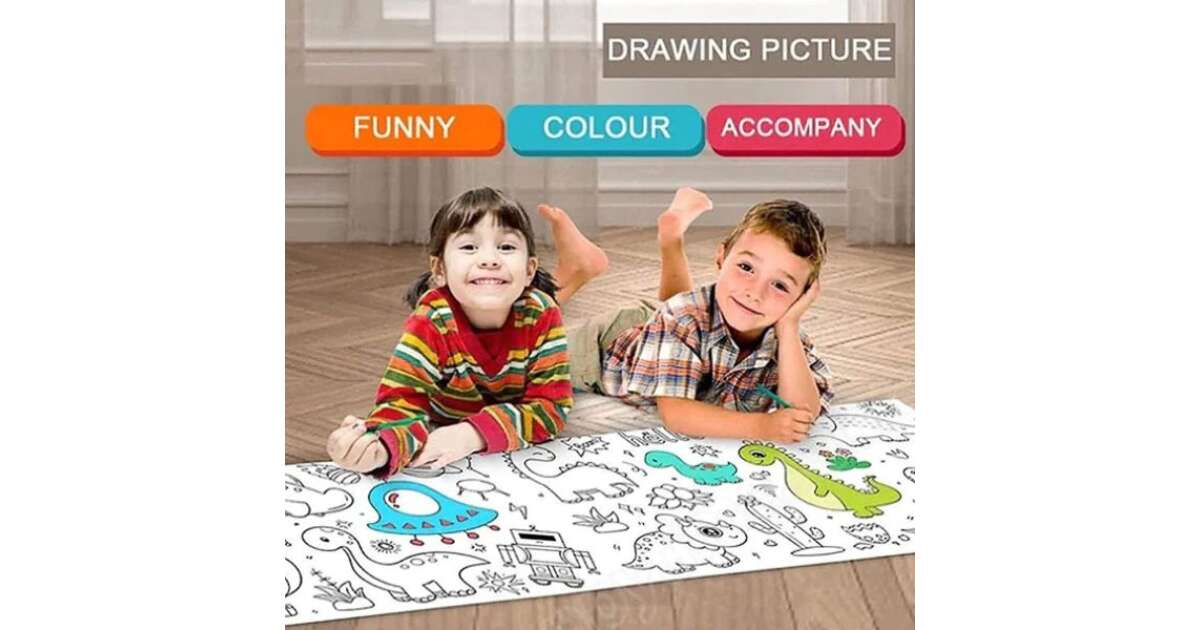 Rola hartie auto-adeziva si decupabila pentru desenat si colorat, 3m x ...