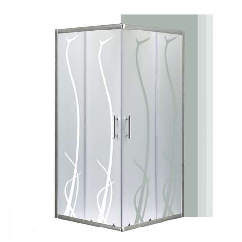 Spirit BAMBOO 80x80 štvorcový sprchovací kút, bez sprchovej vaničky ...