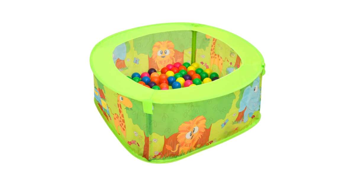 vidaXL gyerekmedence 50 labdával 75 x 75 x 32 cm | Pepita.hu