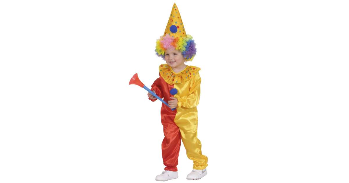 Clown Kostüm für Kinder - 104 cm | Pepita.com