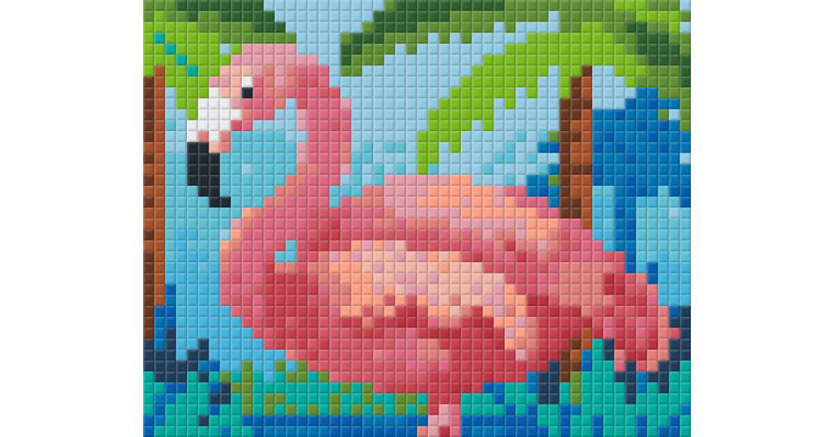 Pixel Art Készlet - Flamingó | Pepita.hu
