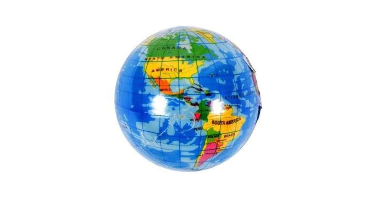 Földgömb puha labda - 8 cm | Pepita.hu