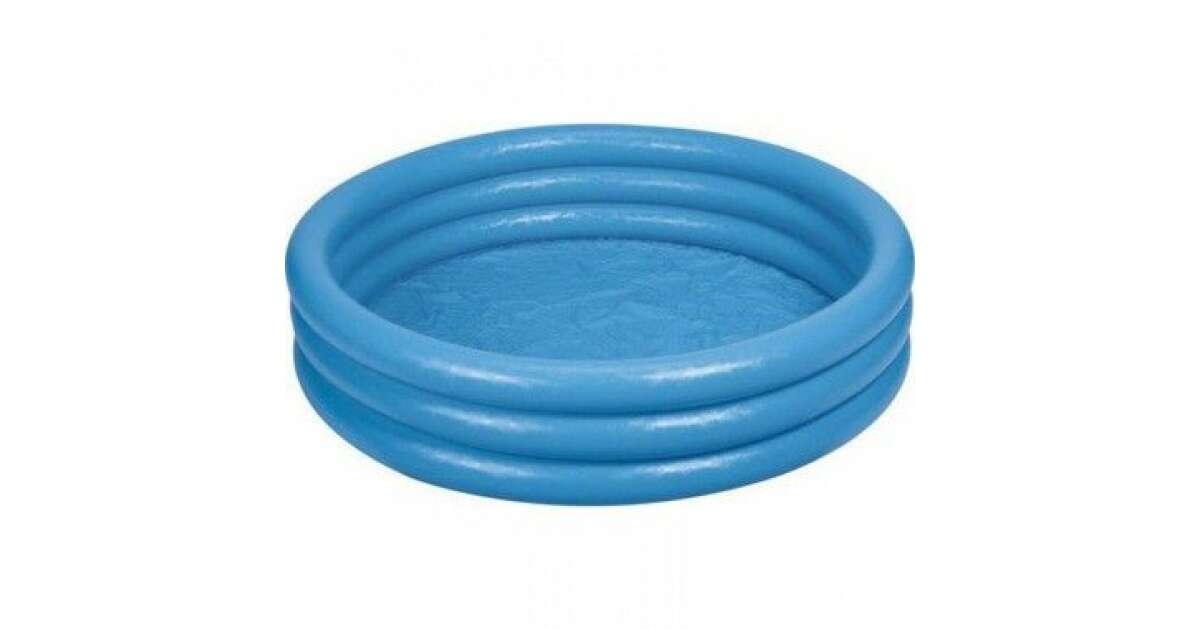 Felfújható gyermekmedence, Intex 58446, Crystal Blue, 481 liter, 168 x ...
