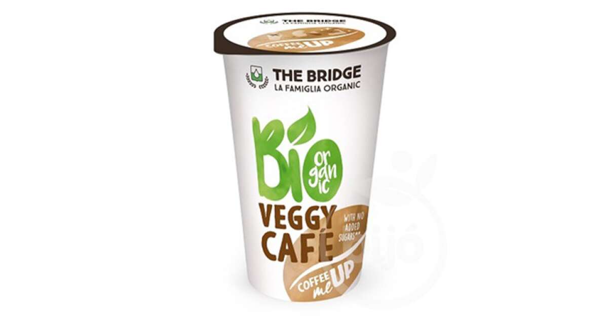 The Bridge Bio Veggy Café, mandulás és kávés rizsital, 220 ml | Pepita.hu