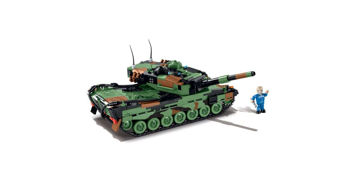 Cobi Tank Leopard 2 A4 építőkészlet, Tankgyűjtemény, 2618, 864 részes ...