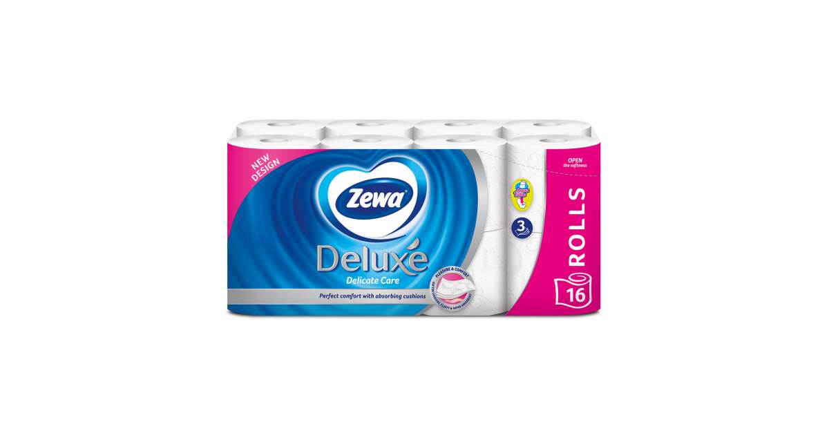 ZEWA WC PAPÍR 16TEKERCSES 3RÉTEGŰ WHITE | Pepita.hu