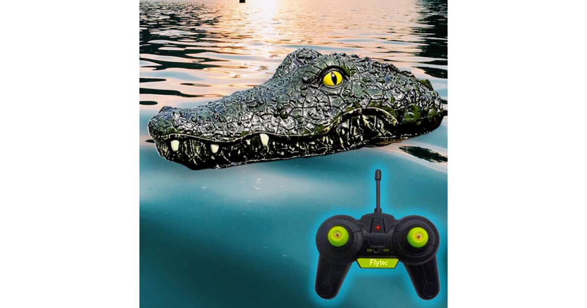 Távirányítós úszó krokodil - a strandolók kedvence | Pepita.hu