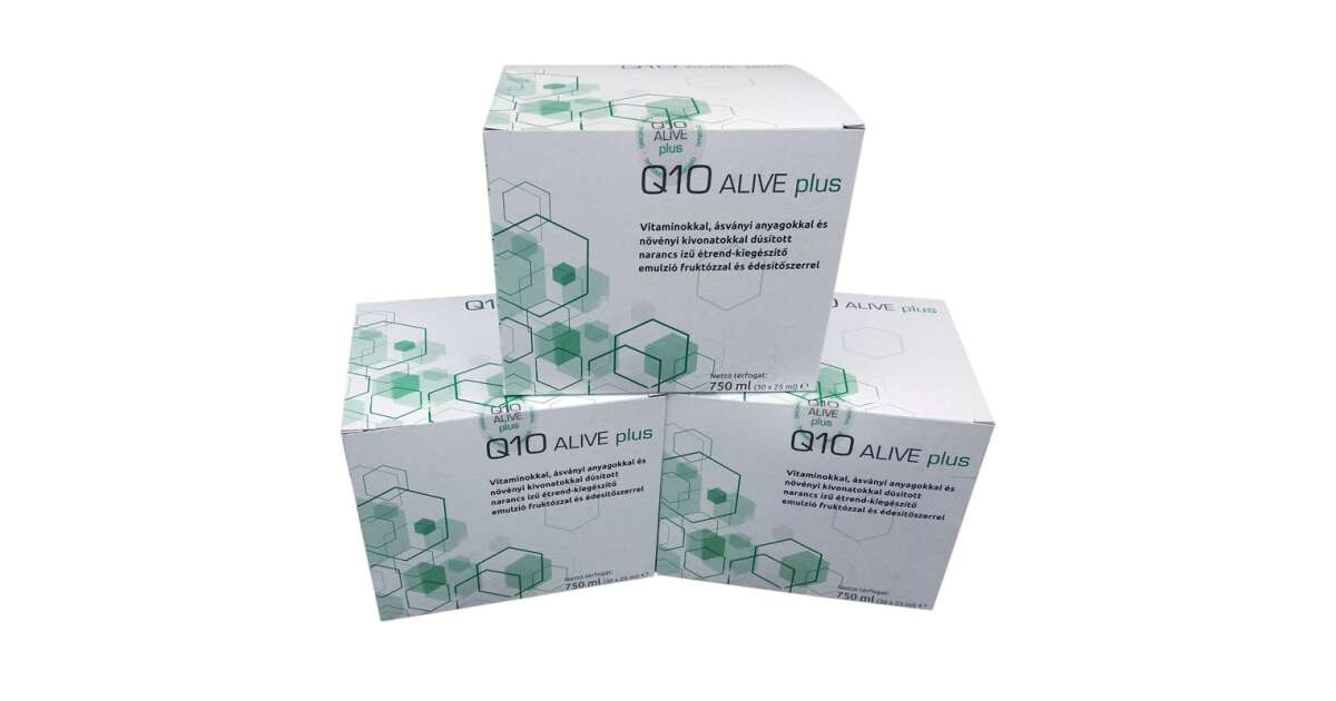 Q10 Alive Plus ivókúra (1 havi adag) | Pepita.hu