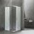 Spirit BAMBOO 90x90 rohový sprchovací kút, bez sprchovej vaničky ...