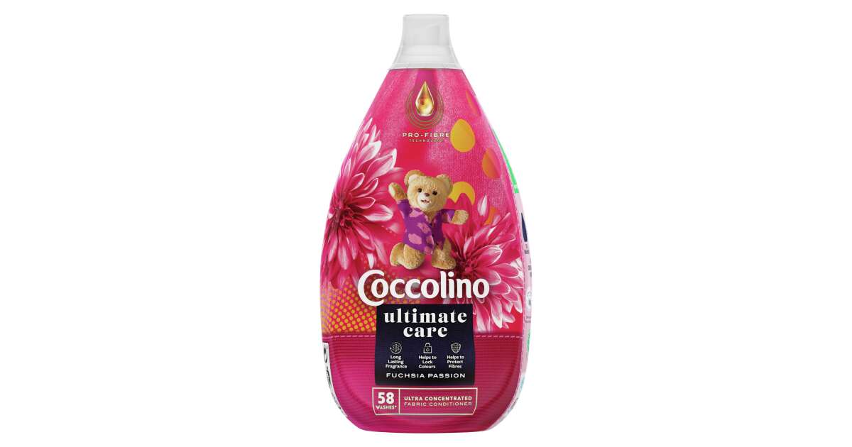 Coccolino Ultimate Care Ultra Concentrated Rinse Fuchsia Passion 58 ...