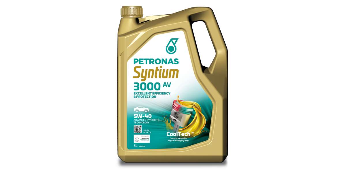 PETRONAS Syntium 3000 AV 5W-40 5L motorolaj | Pepita.hu