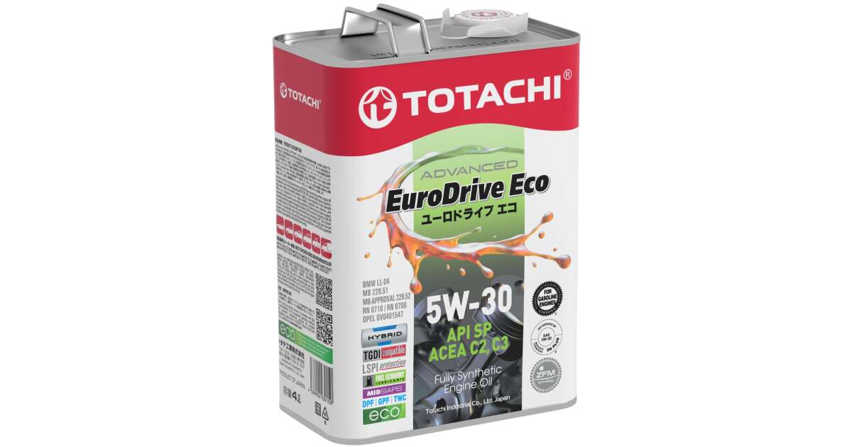 Totachi EuroDrive Eco 5W-30 4L motorolaj | Pepita.hu