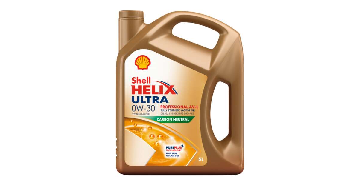 Shell Helix Ultra Professional AV-L 0W-30 5L motorolaj | Pepita.hu