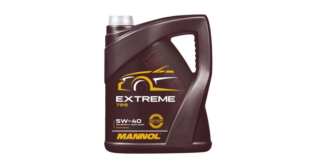 MANNOL Extreme 5W-40 7915 5L motorolaj | Pepita.hu