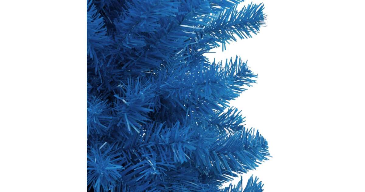 Kék PVC műkarácsonyfa állvánnyal 180 cm | Pepita.hu