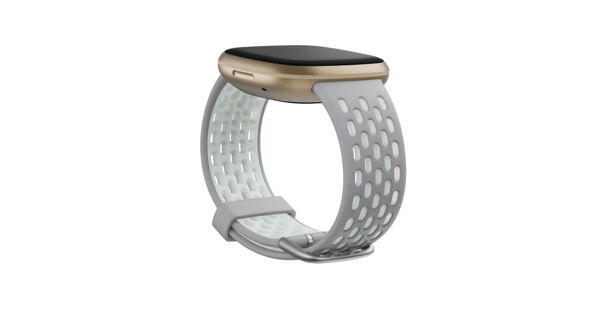 Fitbit (аксесоар) Versa 3 Sense Sport Band Grey Mint Large | Pepita.com