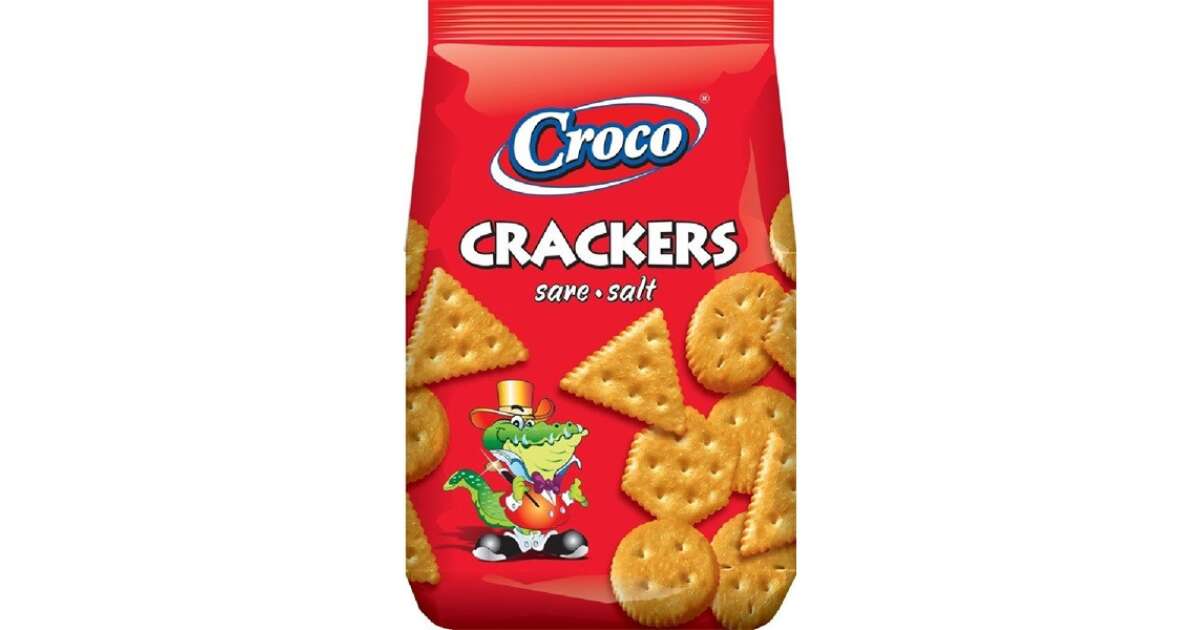 Croco Crackers 100 g-os sós kréker | Pepita.hu
