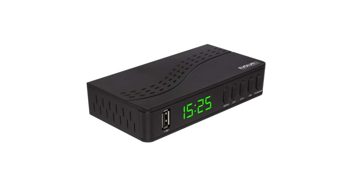 EVOLVEO Alpha T2 Set-top box DVB-T2 Full HD, FTA, fekete | Pepita.hu