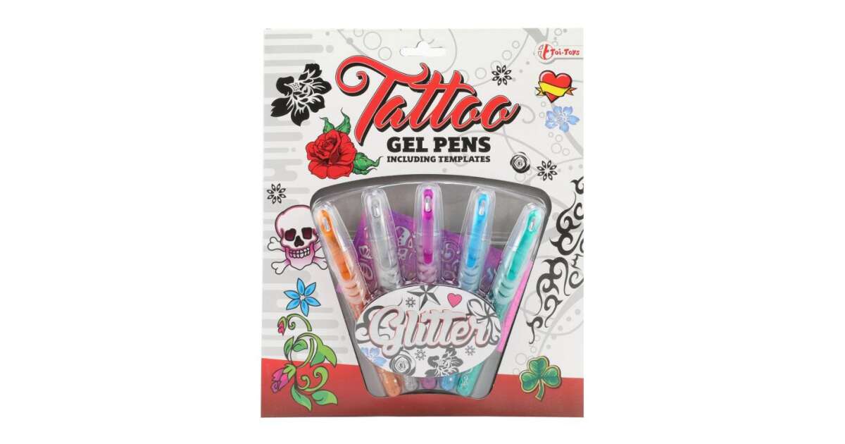 Tetováló gél tollak, 5db | Pepita.hu