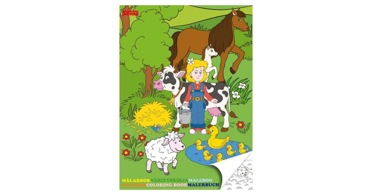 Farm Kifestőkönyv - 36 Rajz - 27x21cm | Pepita.hu
