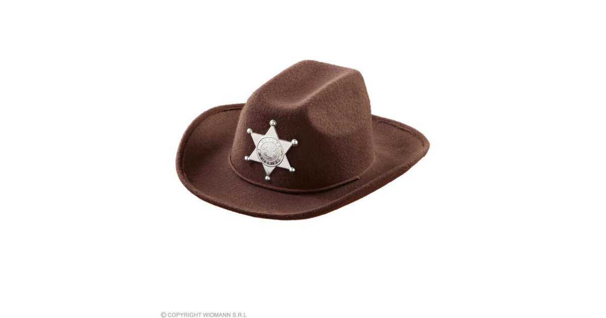 Cowboy kalap barna sheriff csillaggal 1 db | Pepita.hu