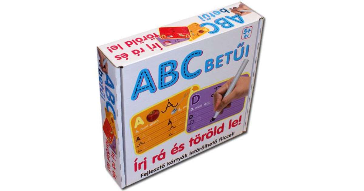 ABC Betűtanuló Fejlesztő Játék - 16 Kártya | Pepita.hu