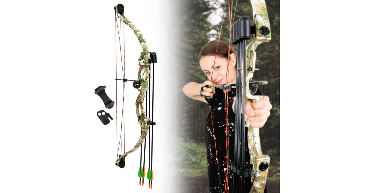 Set de arcuri inSPORTline Monyta 20 lbs Camo | Pepita.com