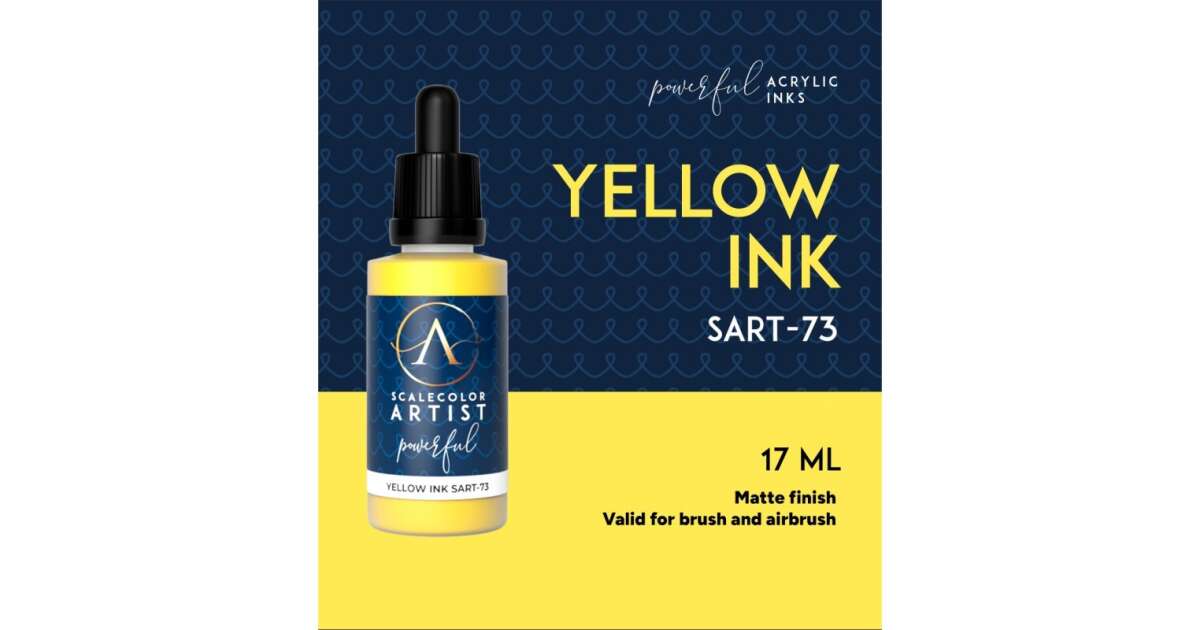Scale 75: Artist Range - Yellow Ink,tubusos akrill festék | Pepita.hu