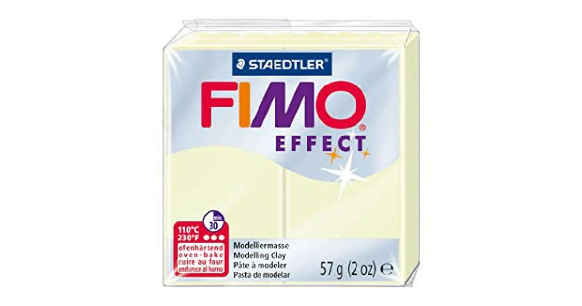 Fimo kemencében süthető modellező agyag Effect 57g. - Night Glow ...