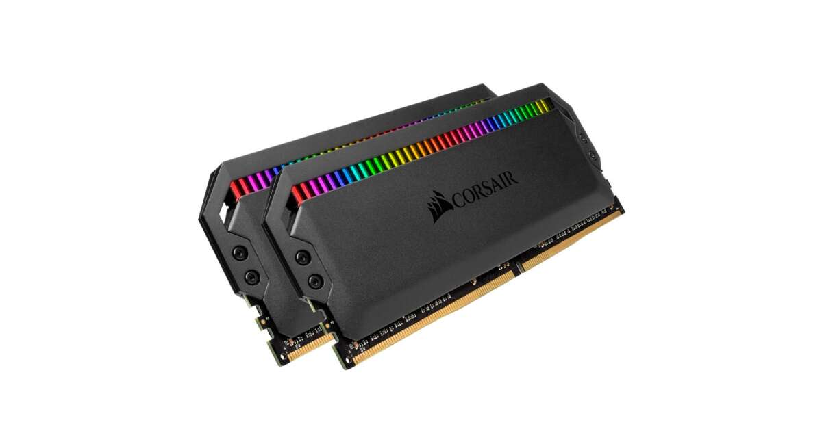 Corsair 16GB DDR4 4000MHz Kit(2x8GB) Dominator Platinum RGB Fekete ...