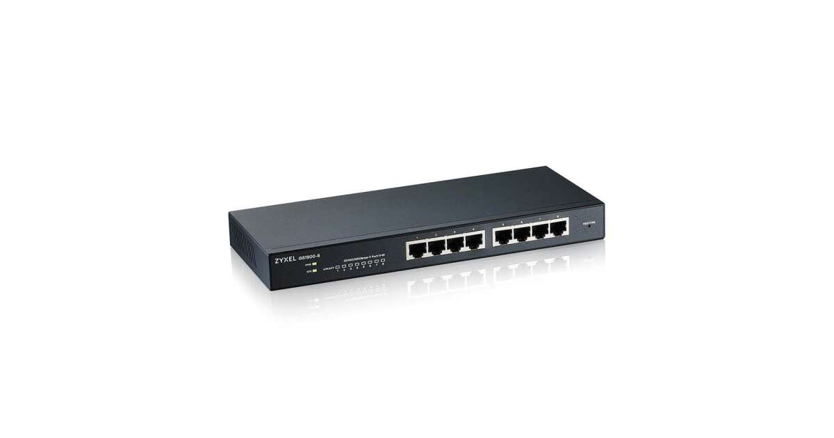 ZyXEL GS1900-24-EU0102F 24-port GbE Smart Menedzselhető Switch GS1900 ...