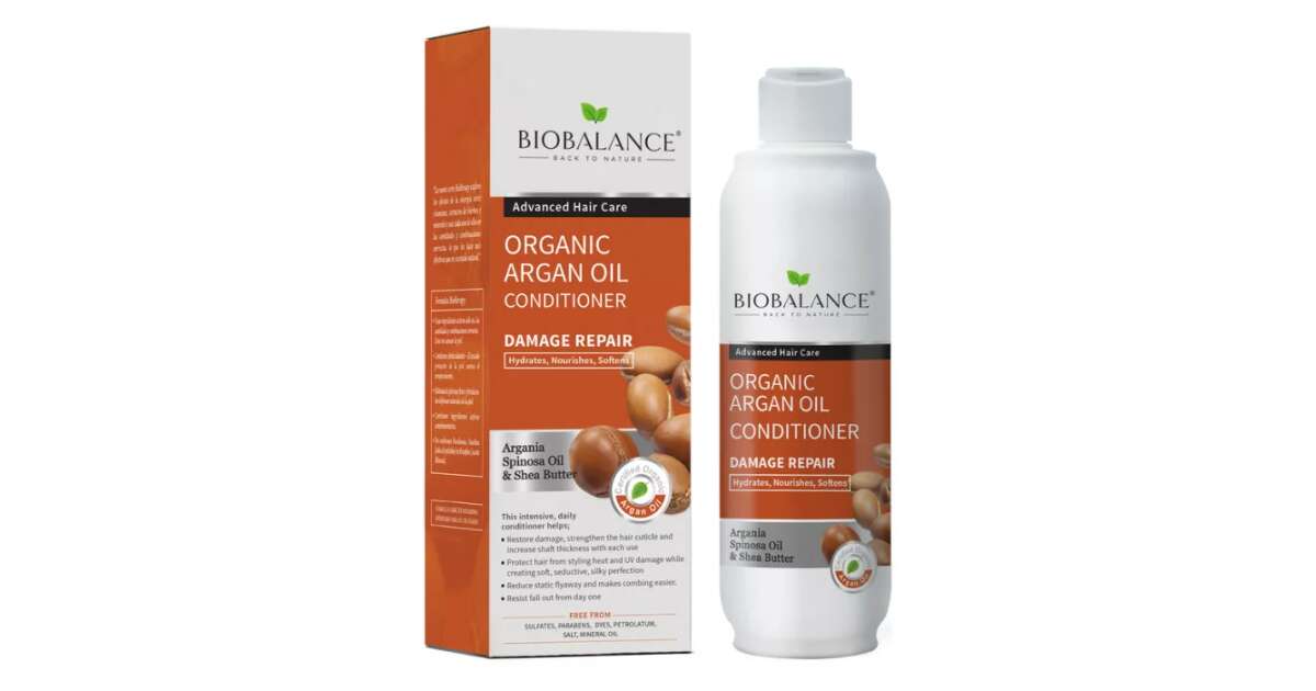 Biobalance Hajbalzsam bio argánolajjal sérült hajra 330ml | Pepita.hu