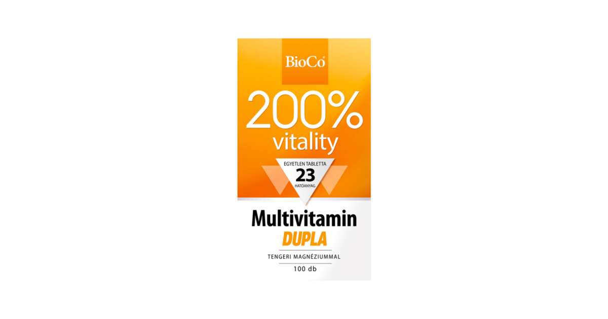 BioCo 200% Multivitamin Dupla filmtabletta 100 dbBioCo 200% ...