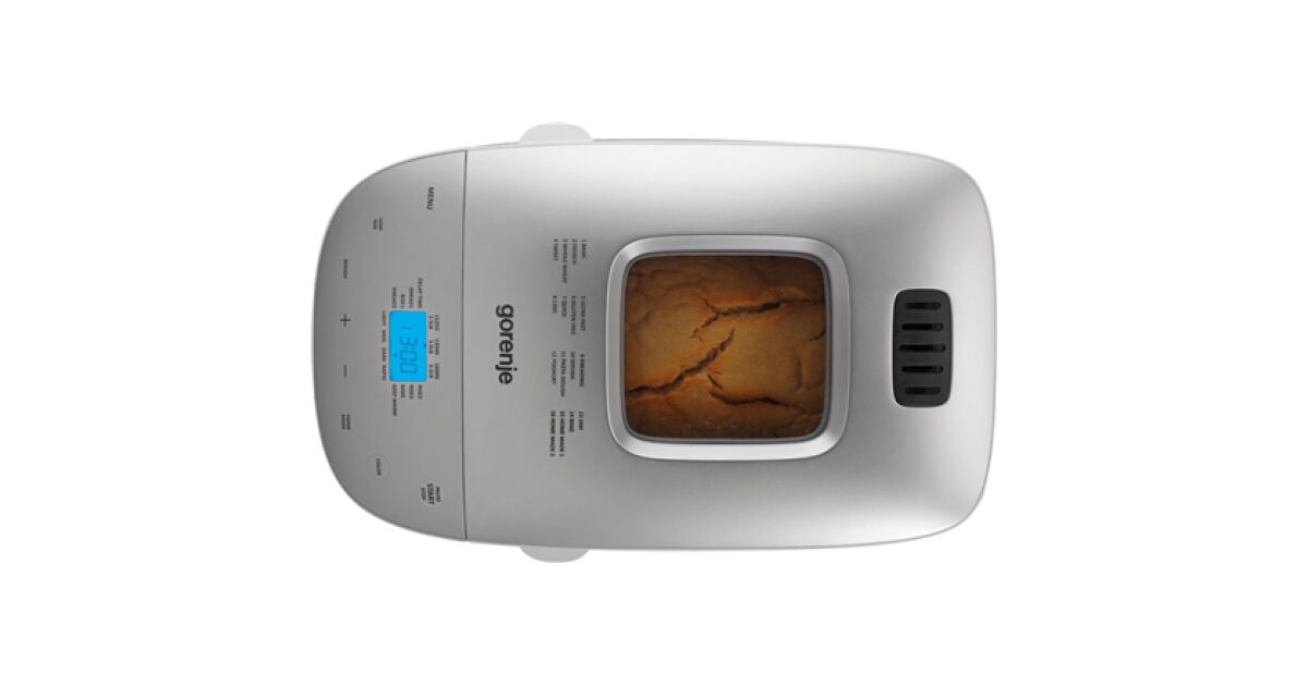 Gorenje BM1600WG, 850W, 16 Programs, LED Display, Silver Bread Maker ...
