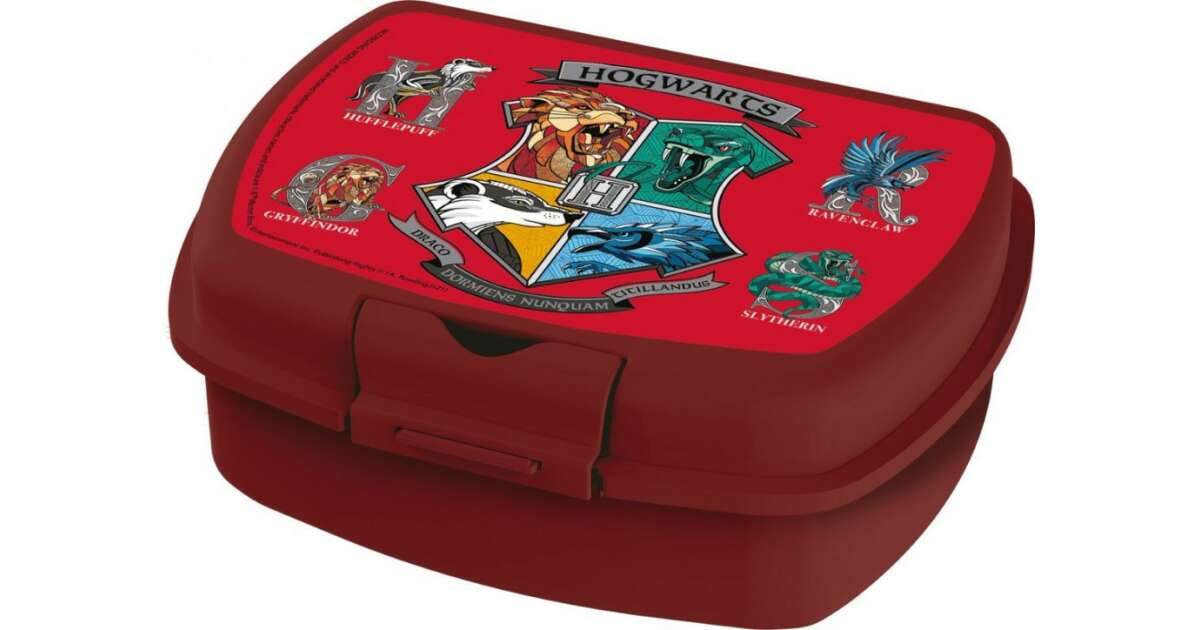 Harry Potter Roxfort Házak Szendvicsdoboz - 16x12x5cm | Pepita.hu