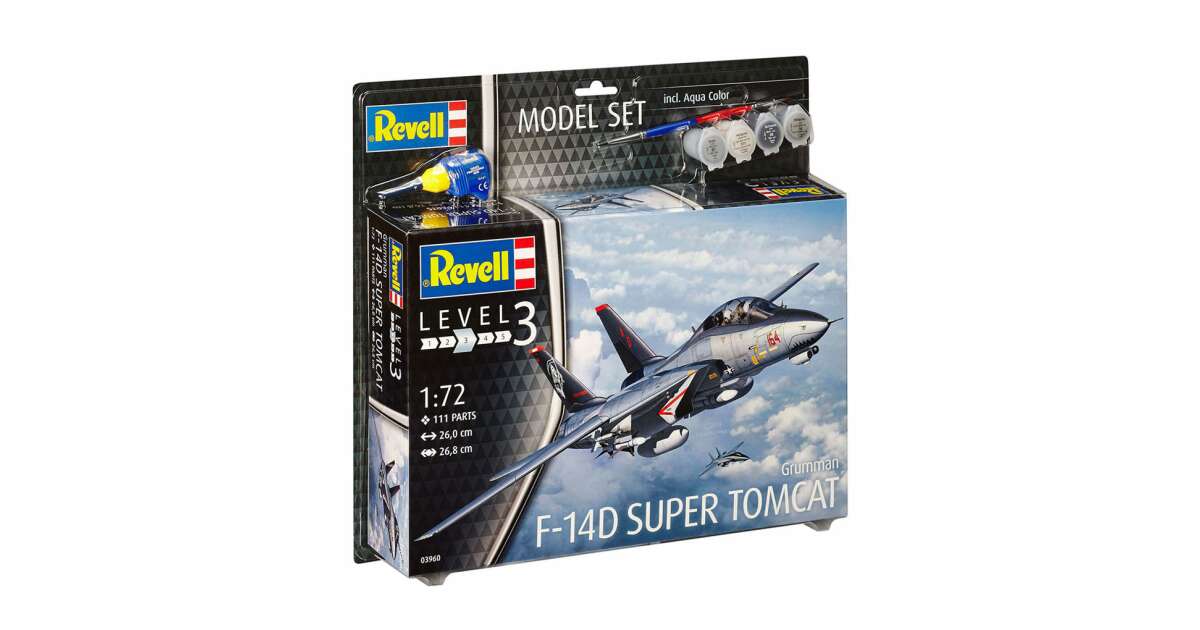 Vadászgép F-14 makett, 1:72 méret | Pepita.hu