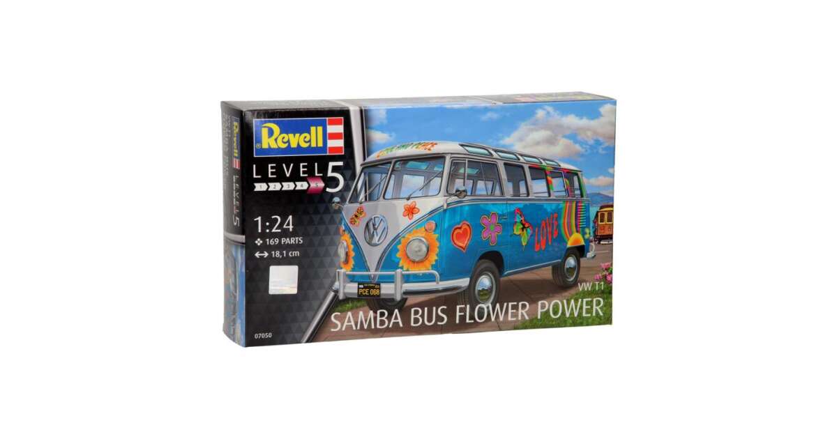 Revell Volkswagen T1 Samba Bus Flower Power | Pepita.com