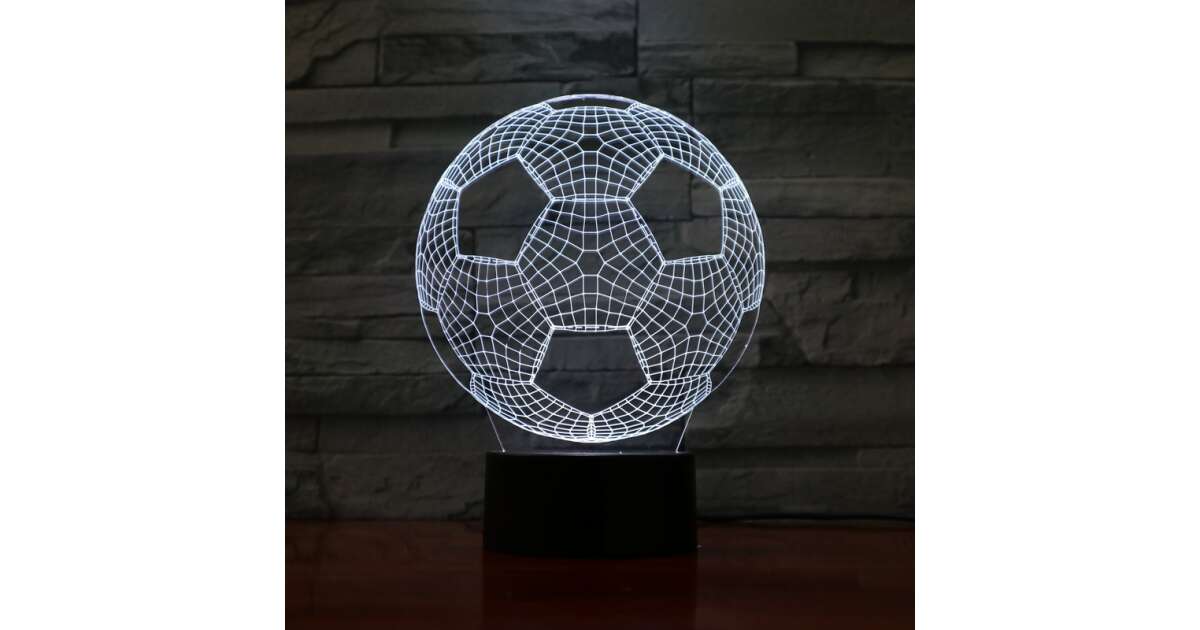 3D LED lámpa - Foci labda | Pepita.hu