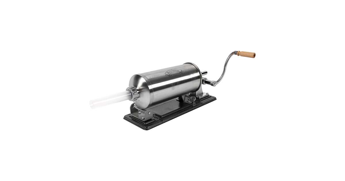 Kolbásztöltő gép, Carnatar Inox, űrtartalom 4 kg, vízszintes, 4 ...