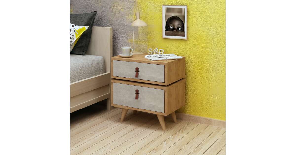 Olenj Éjjeliszekrény Fehér Tölgy | Pepita.hu