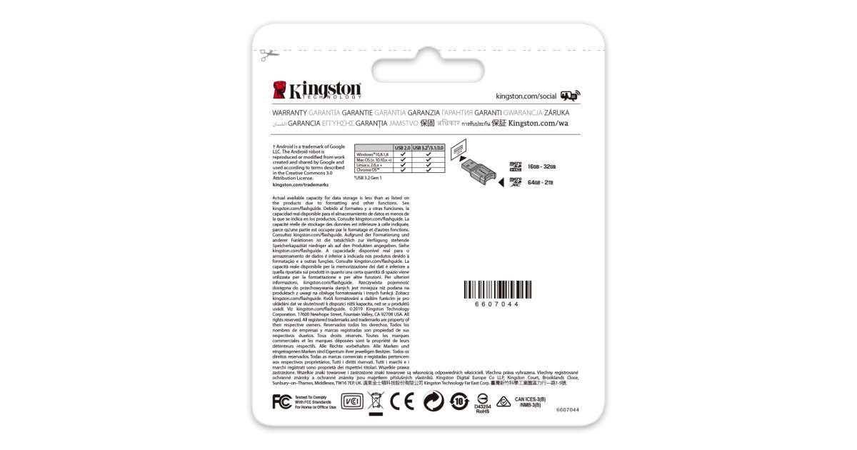 Kingston Technology Canvas React Plus 128 GB MicroSD UHS-II Class 10 ...