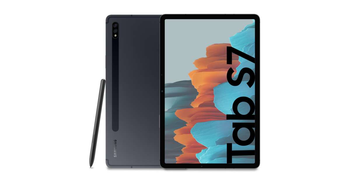 Samsung Tablet Galaxy Tab S7 Wi-Fi 11 128GB, S Pen, Samsung DeX, Mystisches Schwarz SM ...