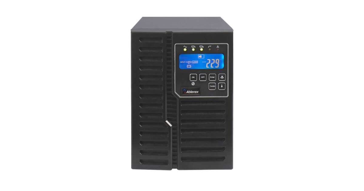 Ablerex UPS, Ares Plus, AR1000, 2xIEC + 2xSchuko, 1000VA (900 W) UPS ...