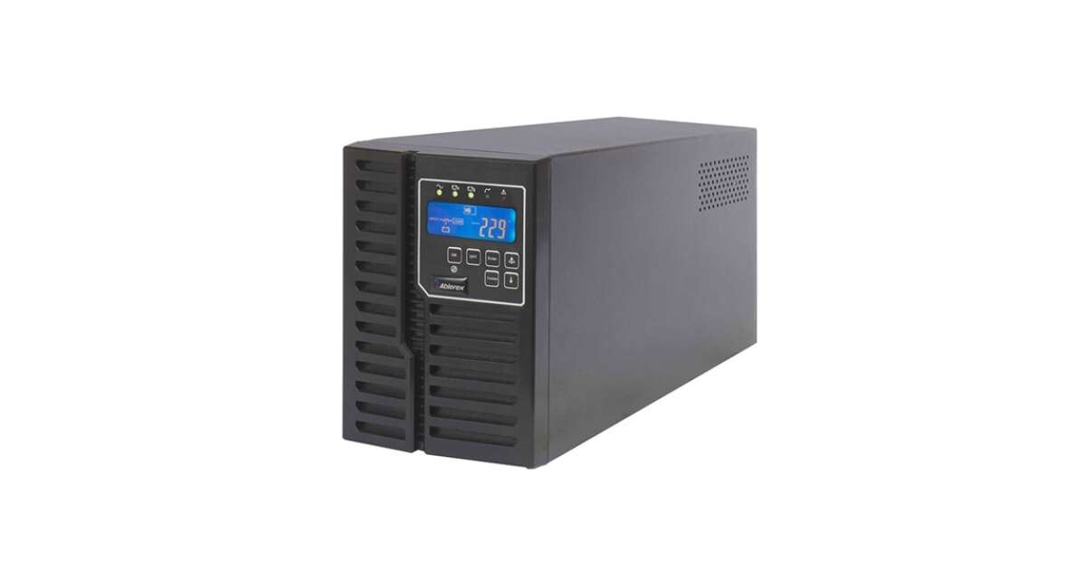 Ablerex UPS, Ares Plus, AR1000, 2xIEC + 2xSchuko, 1000VA (900 W) UPS ...