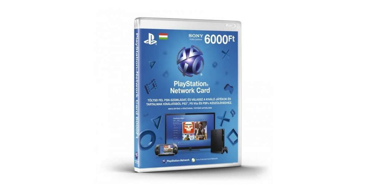 Sony psn playstation live card (ps4) 6000 ft PS719896333 | Pepita.hu