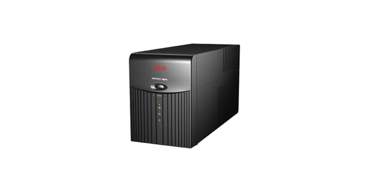 Aeg ups protect alpha (3+1 iec13) 600va (360 w) line-interactive ...