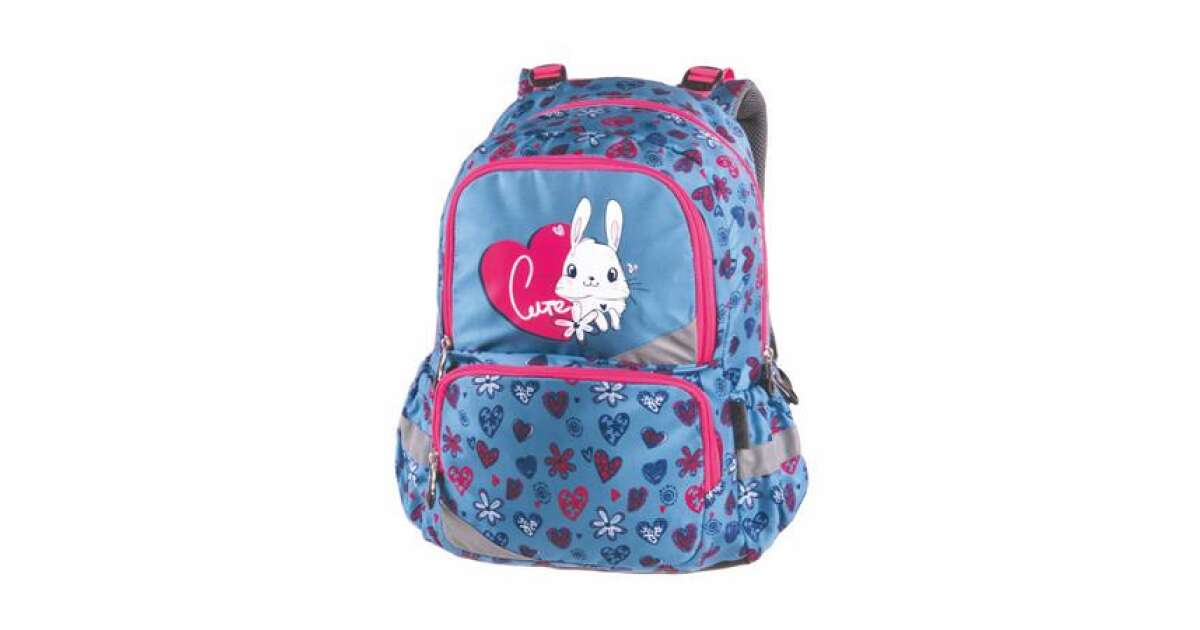 Hátizsák, anatómiai, PULSE Anatomic Little Rabbit, kék-rózsaszín ...